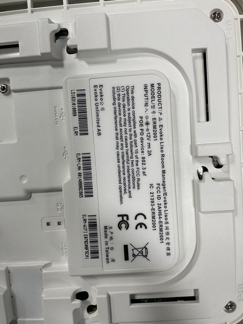 Evoko Liso - Meeting Room Booking Displays, Computers & Tech, Office ...