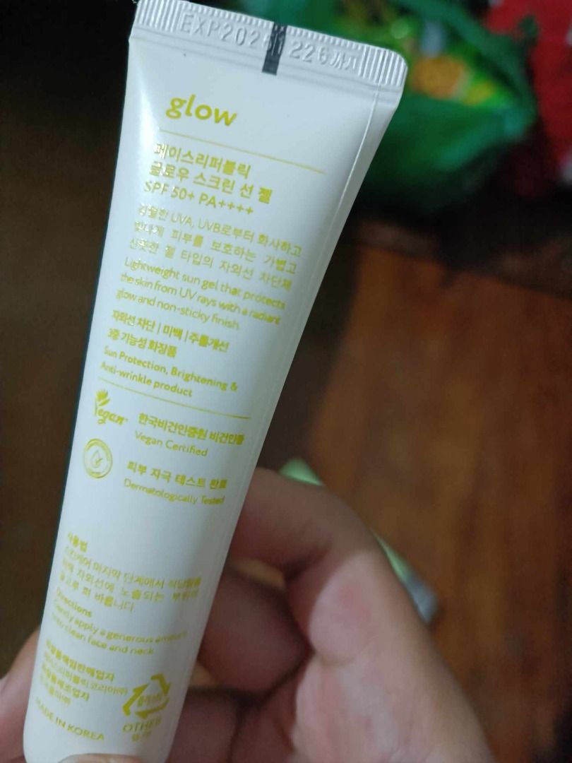 Face Republic Glow Screen Sun Gel SPF50+ PA++++ 40mL, Beauty & Personal ...