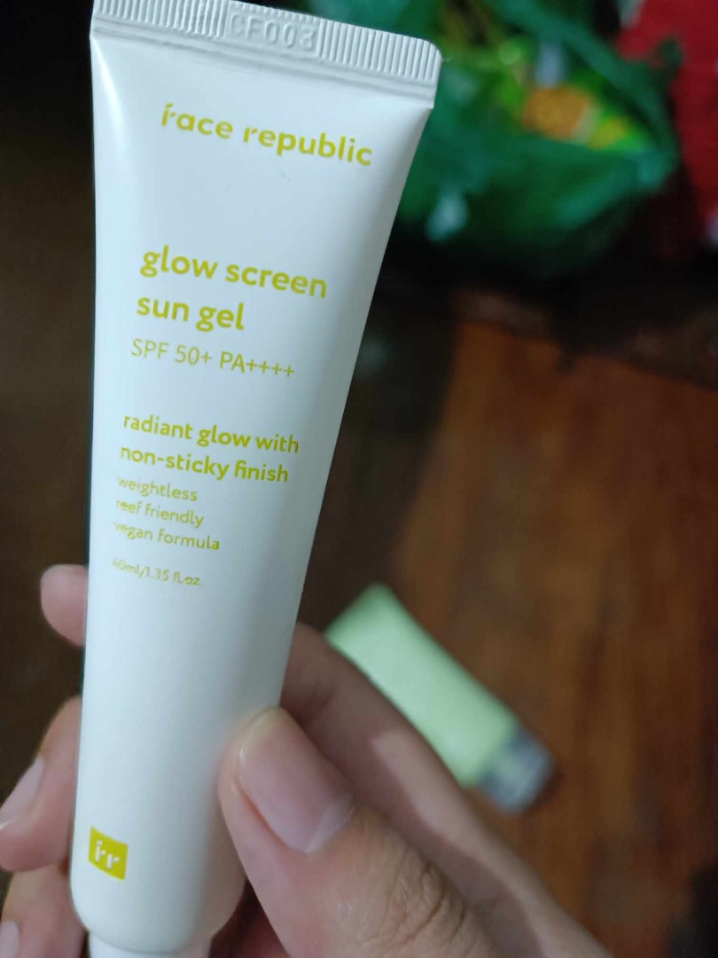 Face Republic Glow Screen Sun Gel SPF50+ PA++++ 40mL, Beauty & Personal ...