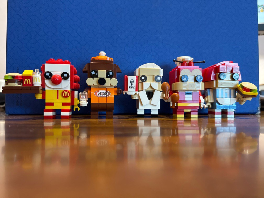 Fast food all star bricks figurines, Hobbies & Toys, Memorabilia ...