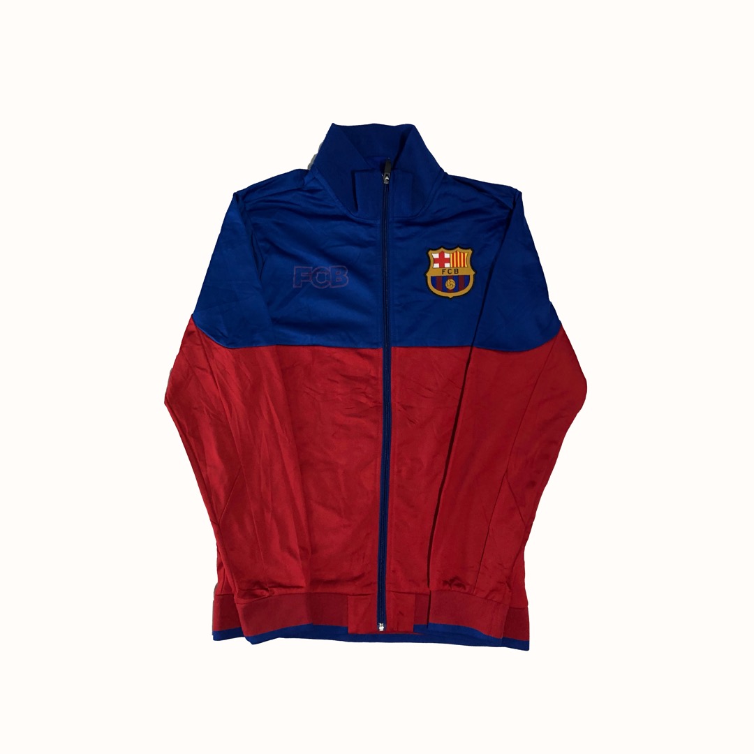 FCB Jacket, Men's Fashion, Coats, Jackets and Outerwear on Carousell