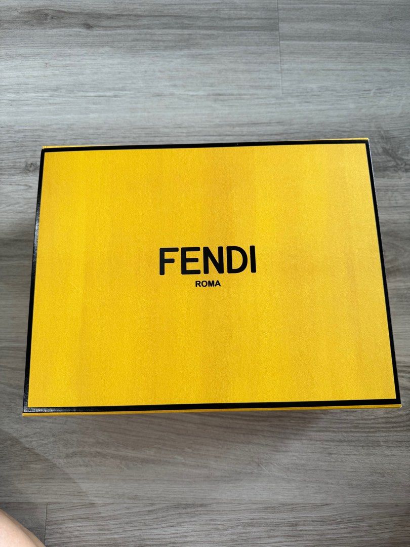 Fendi box & paper bag, Luxury, Accessories on Carousell