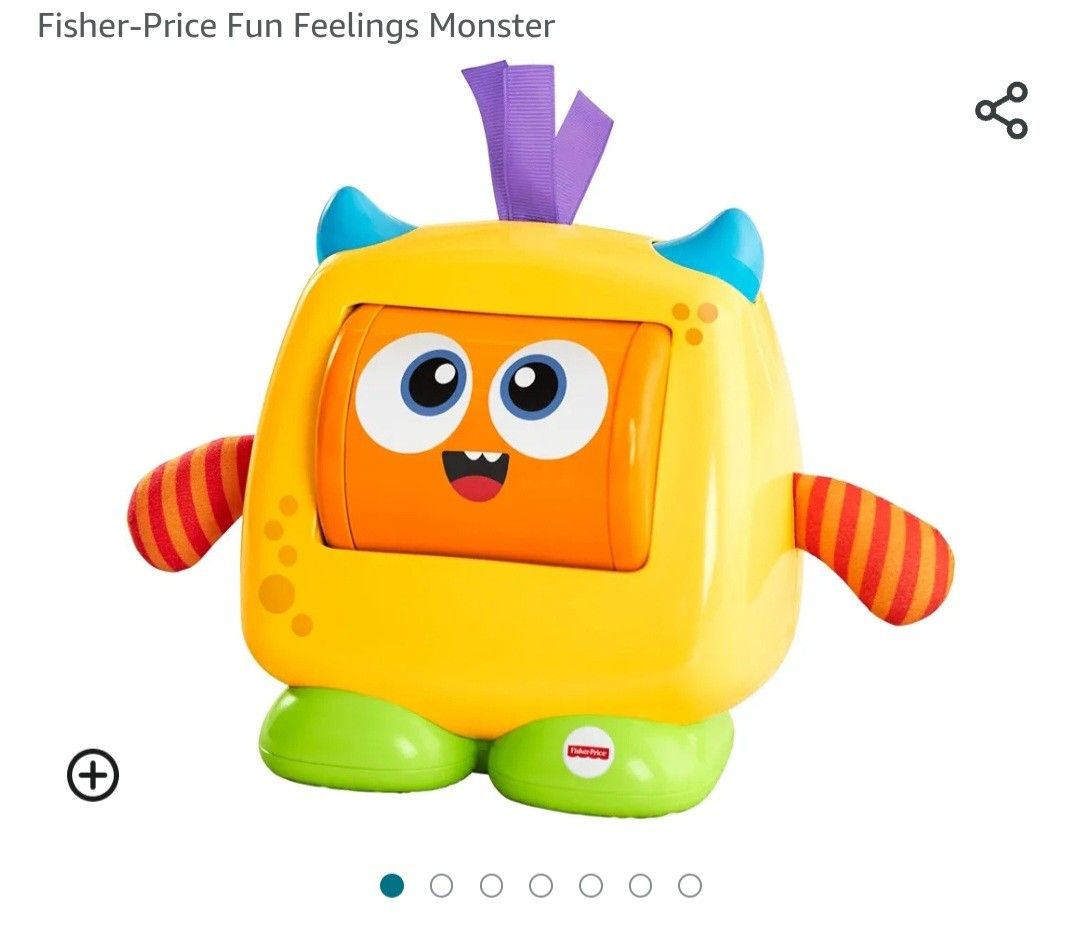 Fisher-Price Fun Feelings Monster (6m+), Babies & Kids, Infant Playtime ...
