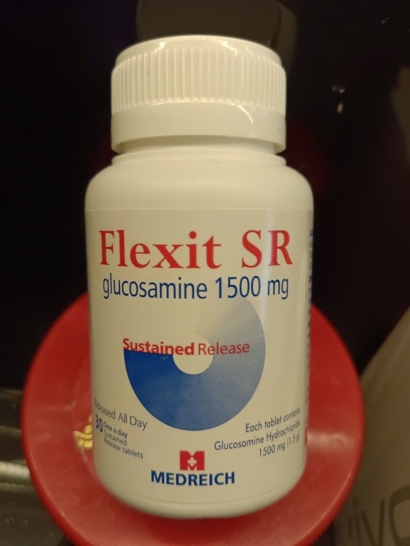 Flexit SR Glucosamine 1500mg 30 tablets, Health & Nutrition, Health ...