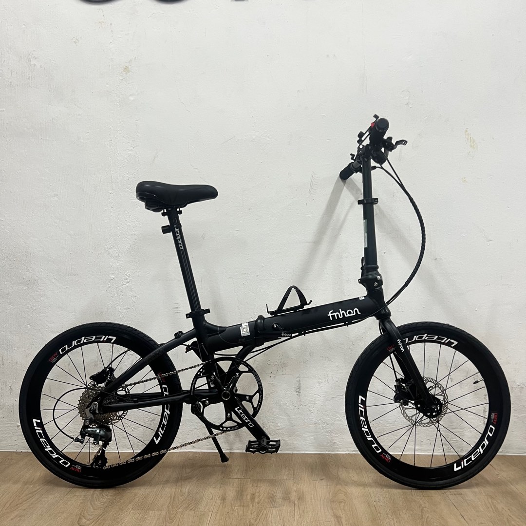Fnhon blast foldable bike 20 inch light weight folding bicycle shimano litepro, Sports Equipment ...