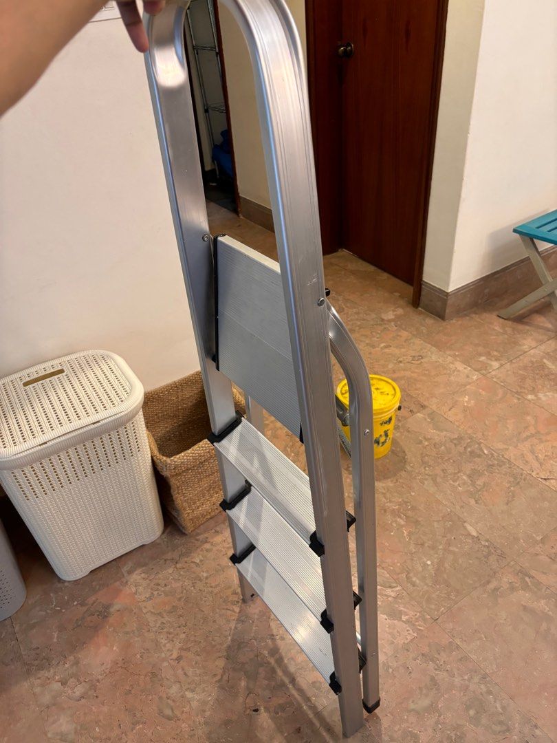 Foldable step ladder, Furniture & Home Living, Home Improvement ...