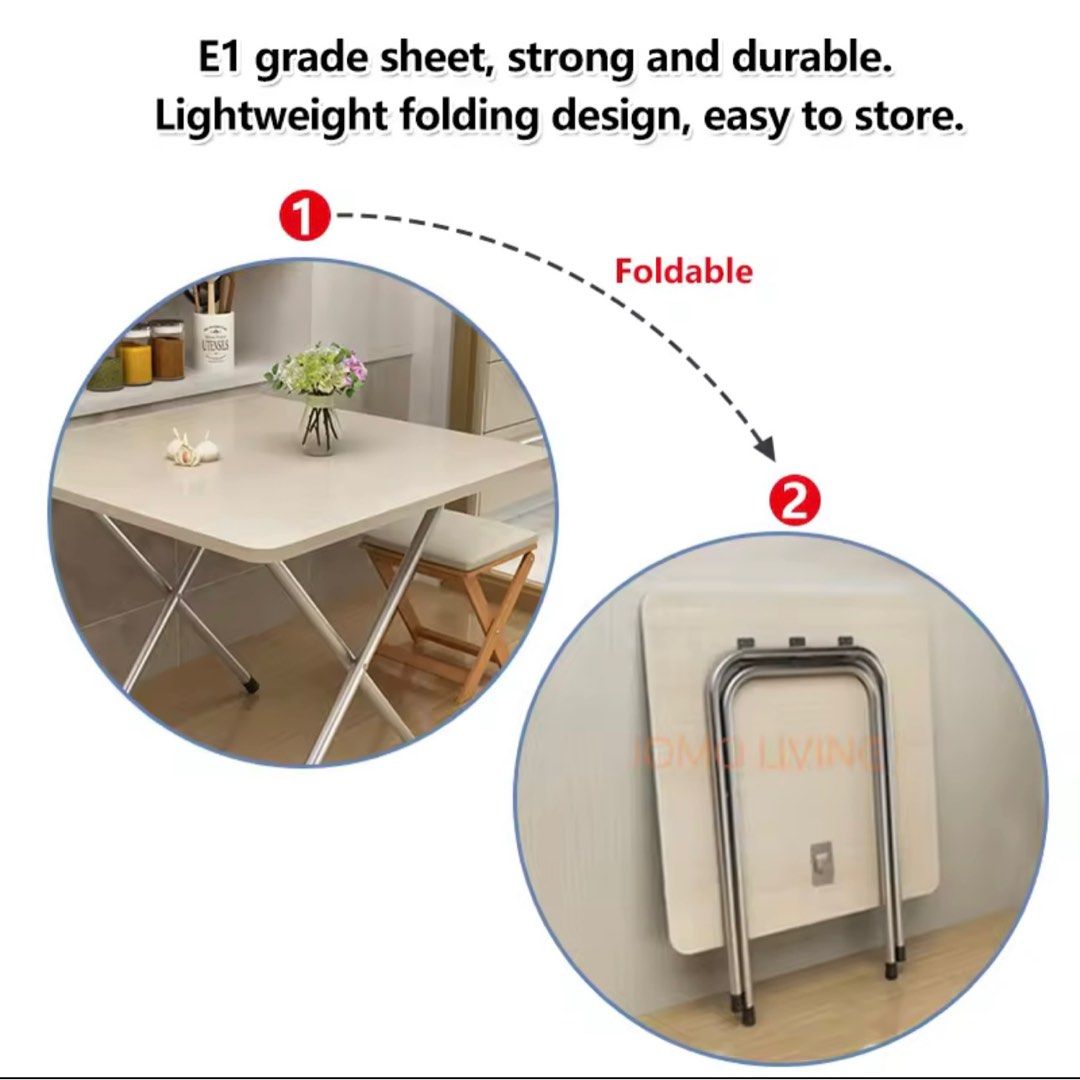 Foldable table, Furniture & Home Living, Furniture, Tables & Sets on ...