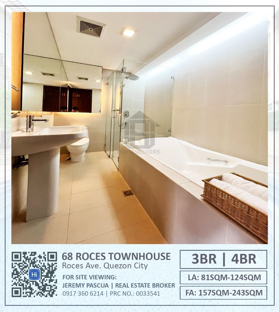 FOR SALE 68 ROCES TOWNHOUSE IN QC NEAR ST LUKES HOSPITAL & TIMOG ...