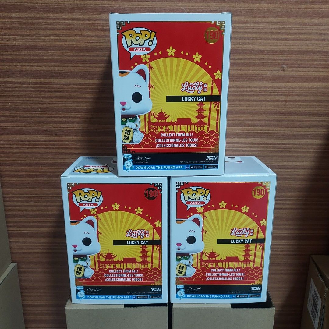 Lucky Cat funko pop (2000 limited), Hobbies & Toys, Toys & Games on ...