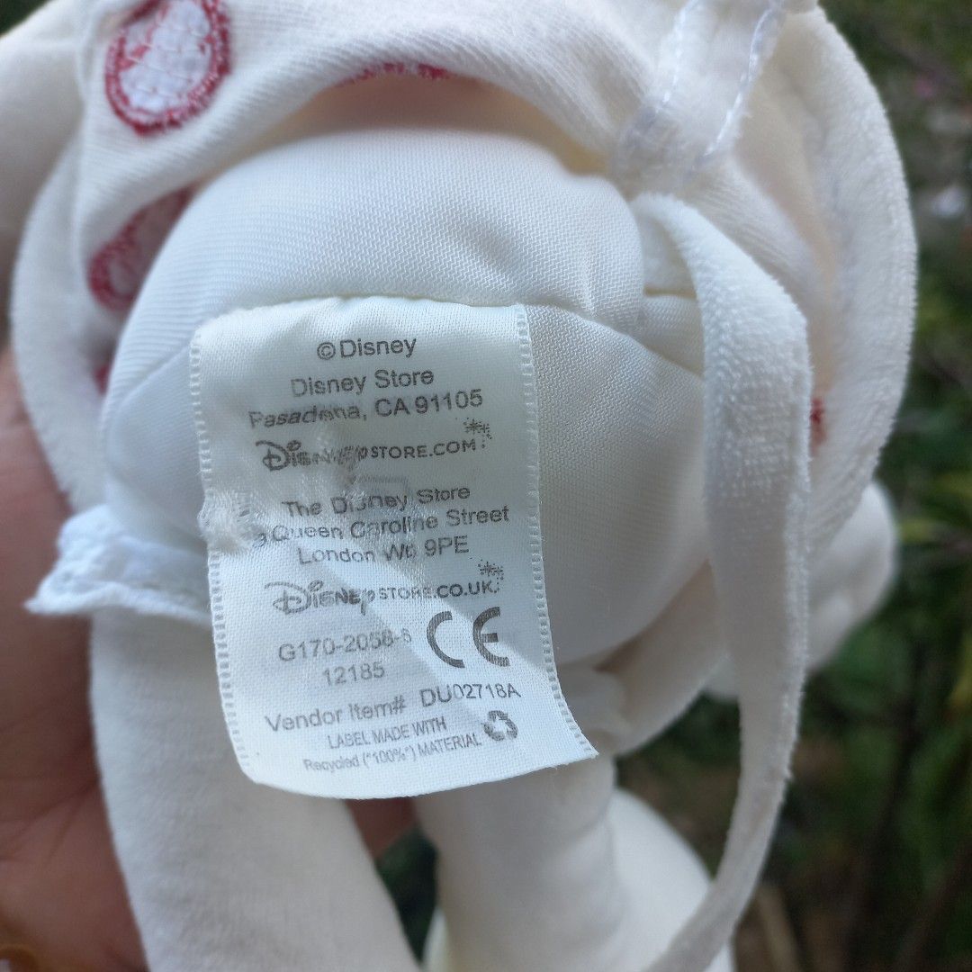 Genuine Orignal Disney Store White Minnie Mouse Soft Plush 16", Hobbies ...