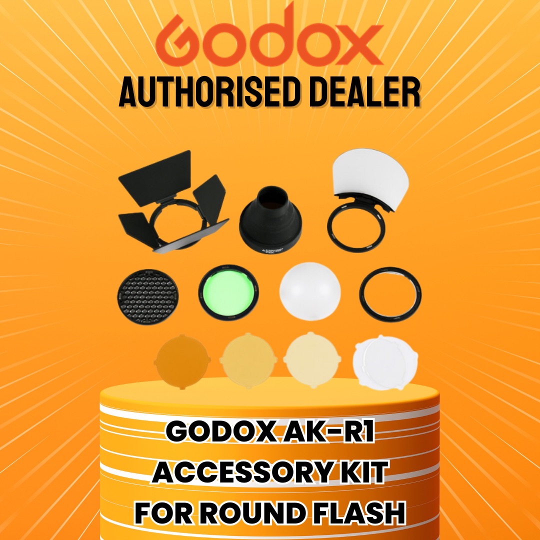 Godox AK-R1 Accessory Kit for Round Flash Head, Photography ...