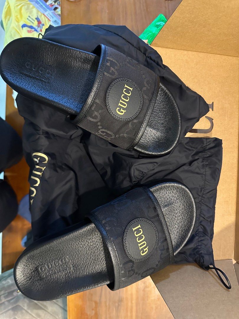 Gucci slide, Men's Fashion, Footwear, Flipflops and Slides on Carousell