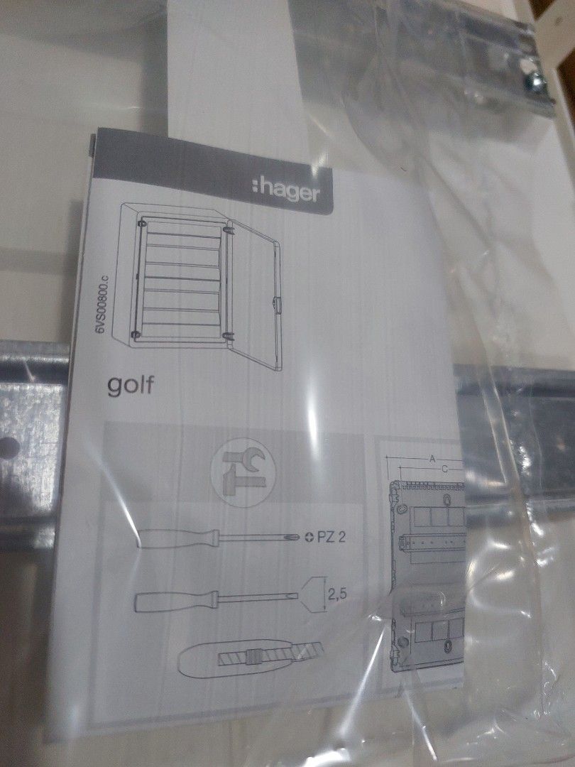 Hager DB Box Base Cover, Furniture & Home Living, Home Improvement ...