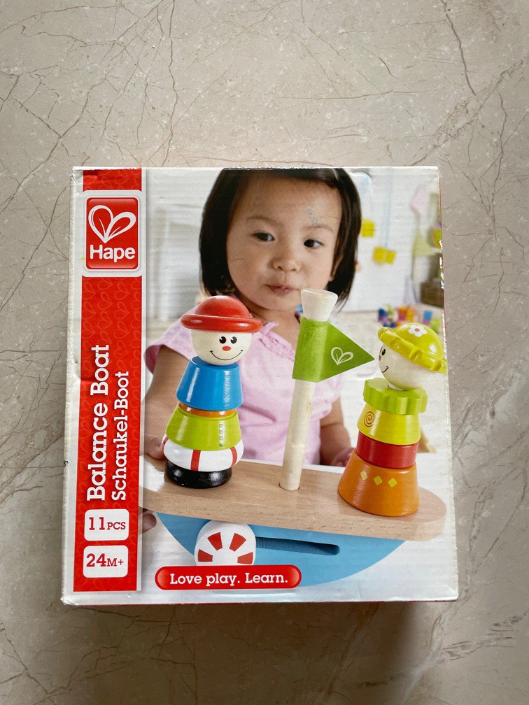 Hape Balance Boat Baby Toddler Wooden Toy , Hobbies & Toys, Toys ...