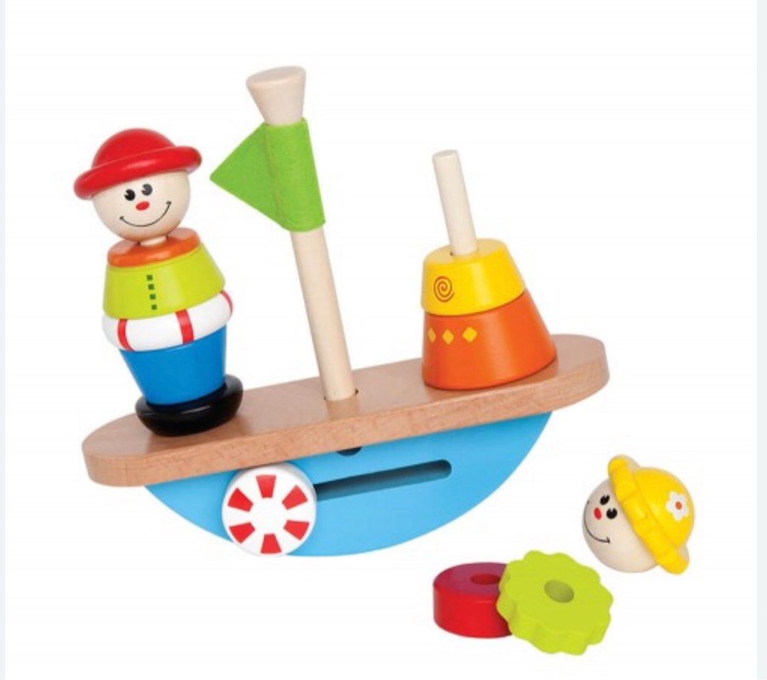 Hape Balance Boat Baby Toddler Wooden Toy , Hobbies & Toys, Toys ...
