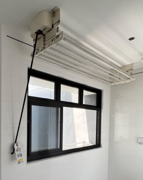 HDB BTO Manual Ceiling Laundry Clothes Drying Rack, Furniture & Home ...