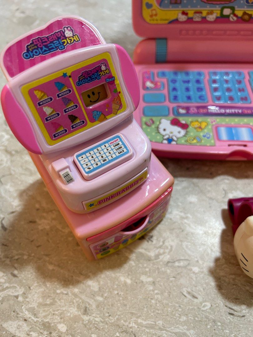 Hello Kitty Bundle: Computer/ Cashier/ Handphone/ Camera/ Mini figurine ...