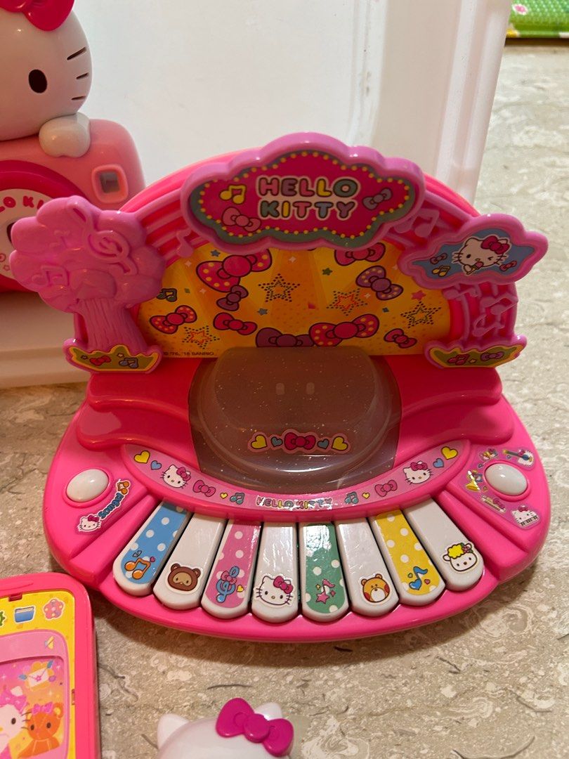 Hello Kitty Bundle: Computer/ Cashier/ Handphone/ Camera/ Mini figurine ...