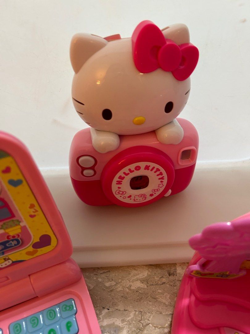 Hello Kitty Bundle: Computer/ Cashier/ Handphone/ Camera/ Mini figurine ...