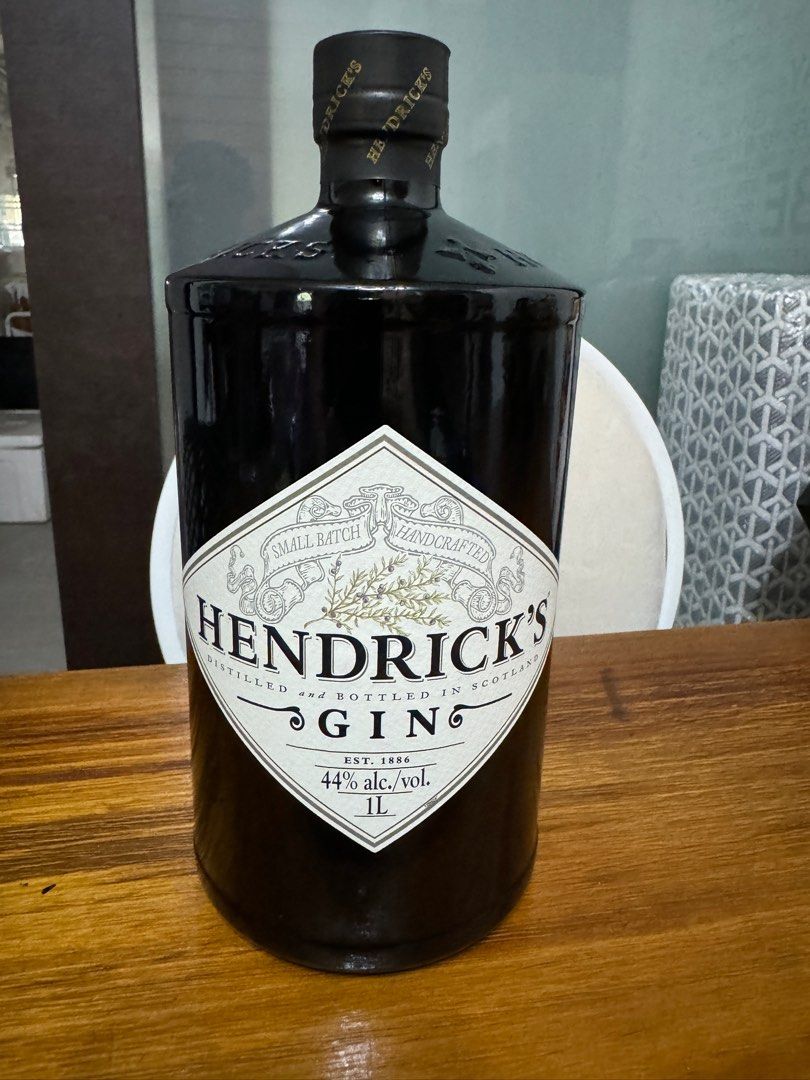 Hendrick's Gin 1L, Food & Drinks, Beverages on Carousell