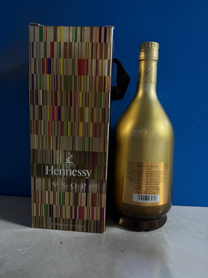 Hennessy Vsop 1l Limited Edition With Box Food And Drinks Beverages On Carousell