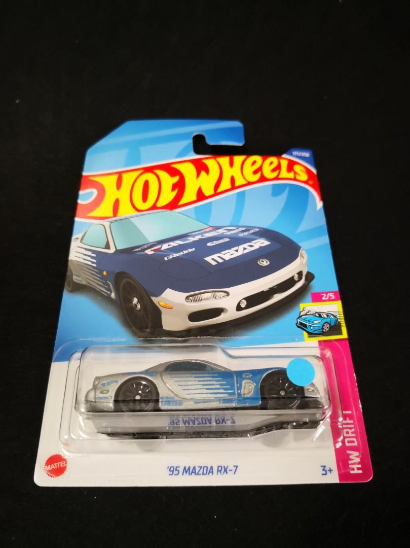 Hot Wheels 95 Mazda RX-7 Falken Silver, Hobbies & Toys, Toys & Games on ...