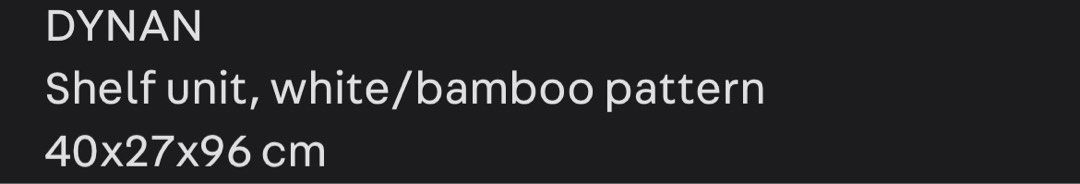 Ikea Dynan Shelf Unit Rack, Furniture & Home Living, Furniture, Shelves ...