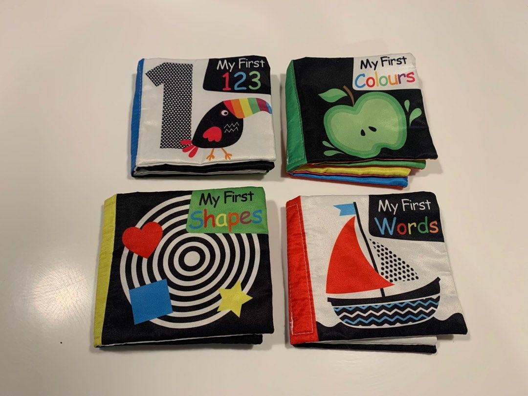 Infant soft sensory books, Babies & Kids, Infant Playtime on Carousell