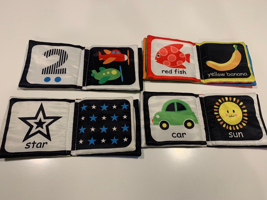 Infant soft sensory books, Babies & Kids, Infant Playtime on Carousell