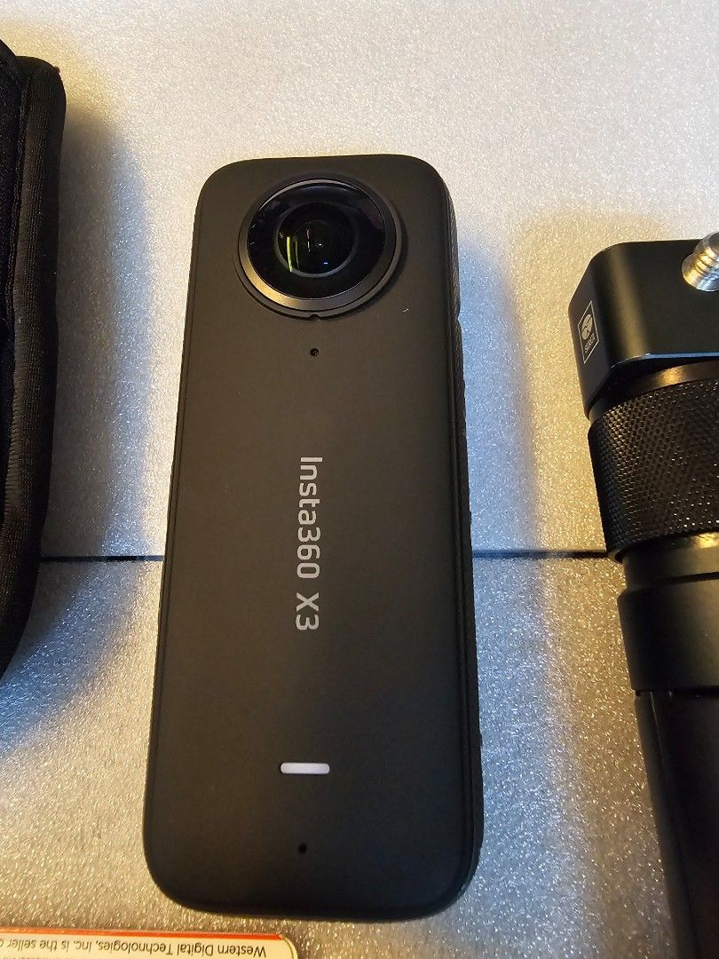 Insta360 X3 camera with SD and tripod, Photography, Cameras on Carousell