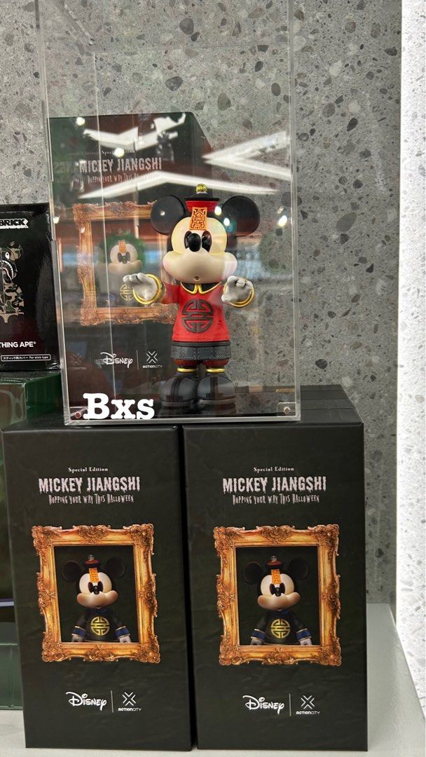 Instock sealed Authentic Disney X action city Mickey Jiangshi Scarlet ...
