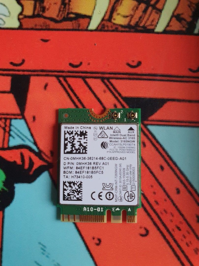 Intel Dual Band Wireless AC Wifi Card Computers Tech Parts Accessories Networking On