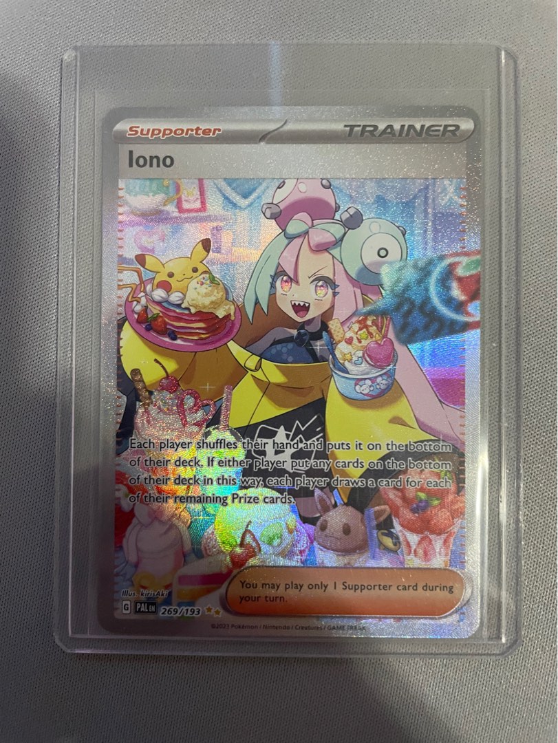 Iono SIR Paldea Evolved 269/193 Pokemon SAR Shiny Treasures , Hobbies & Toys, Toys & Games on ...