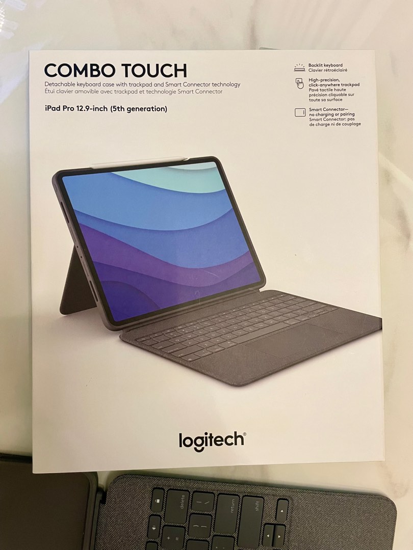 iPad Pro 12.9 Logitech 鍵盤 Combo Touch 配件, 手提電話, 平板電腦, 平板電腦 - iPad ...