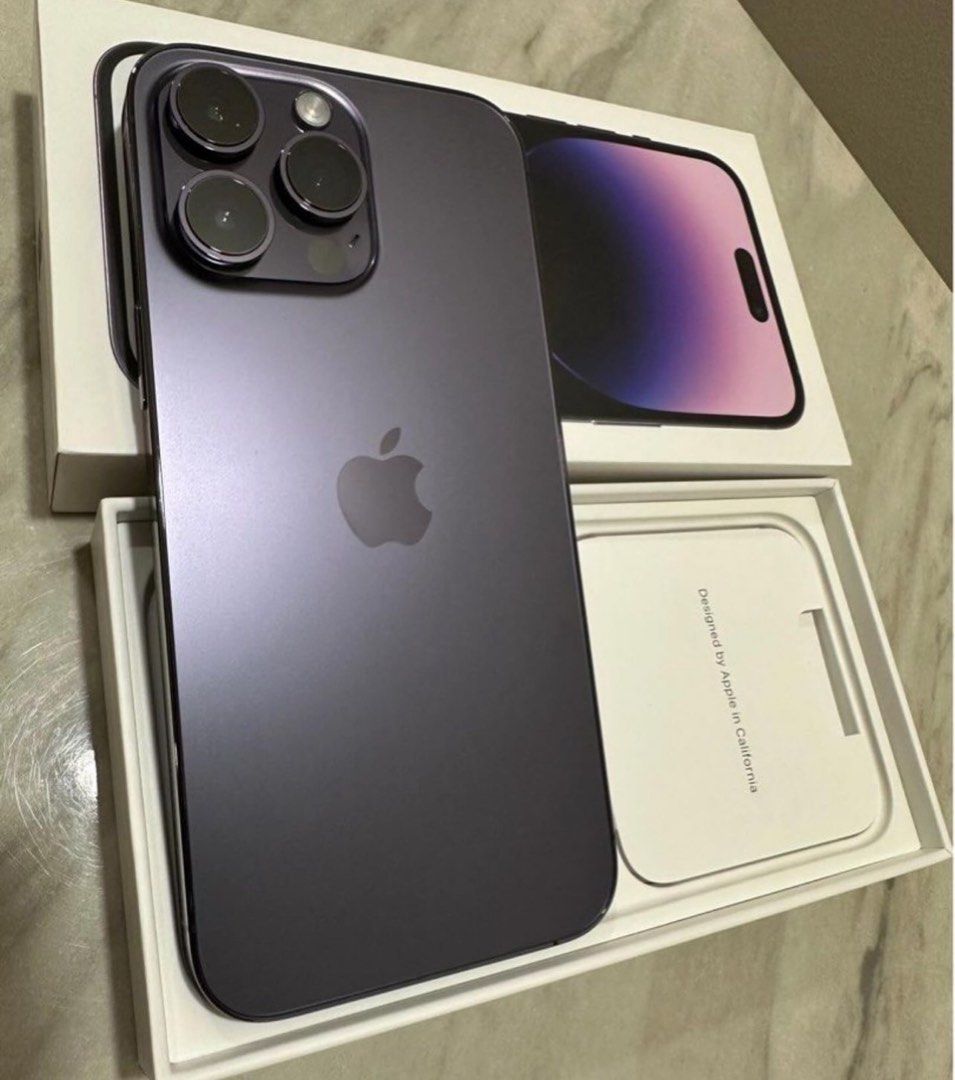 Iphone 14 pro max 256 gb deep purple, Mobile Phones & Gadgets, Mobile Phones, iPhone, iPhone 14 ...