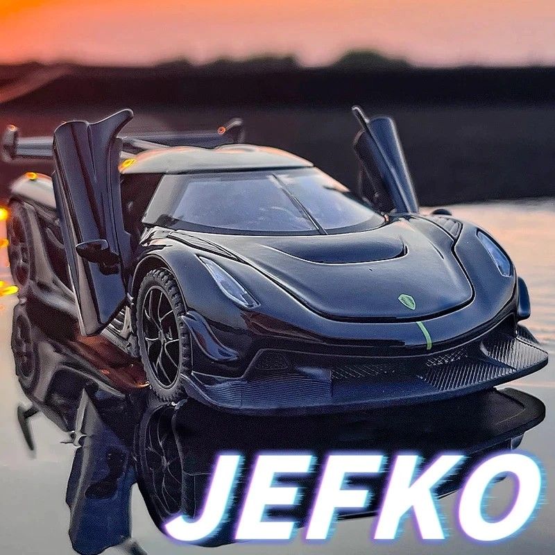 Jesko die cast car model sports car die cast vehicle model open doors ...