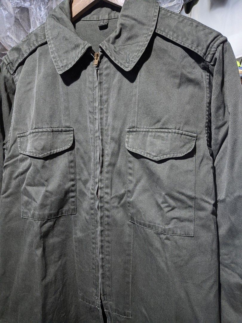 JSDF Vintage Japanese Military Jacket, Men's Fashion, Coats, Jackets ...