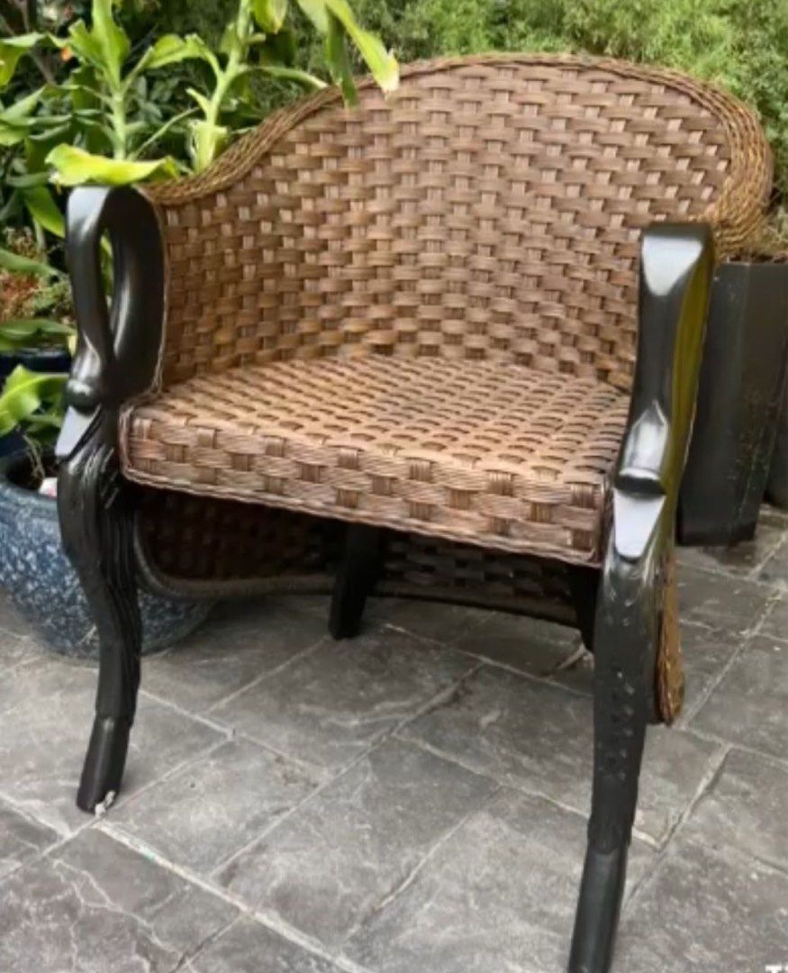 Kerusi Rotan Anyaman, Furniture & Home Living, Furniture, Chairs on ...