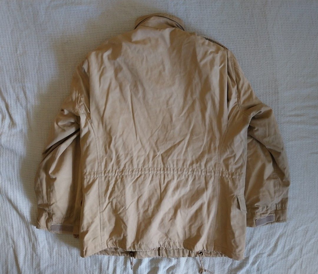 Khaki Saudi M65 DESERT Field Jacket with inner liner, Men's Fashion ...