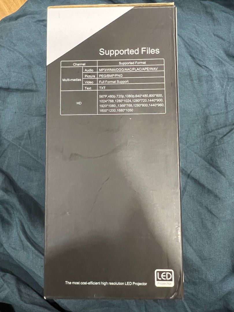 LED Projector (Schindler) Brand new, TV & Home Appliances, TV ...