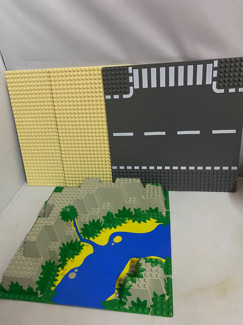 Lego pirate enchanted island baseplate with plain and road baseplate ...
