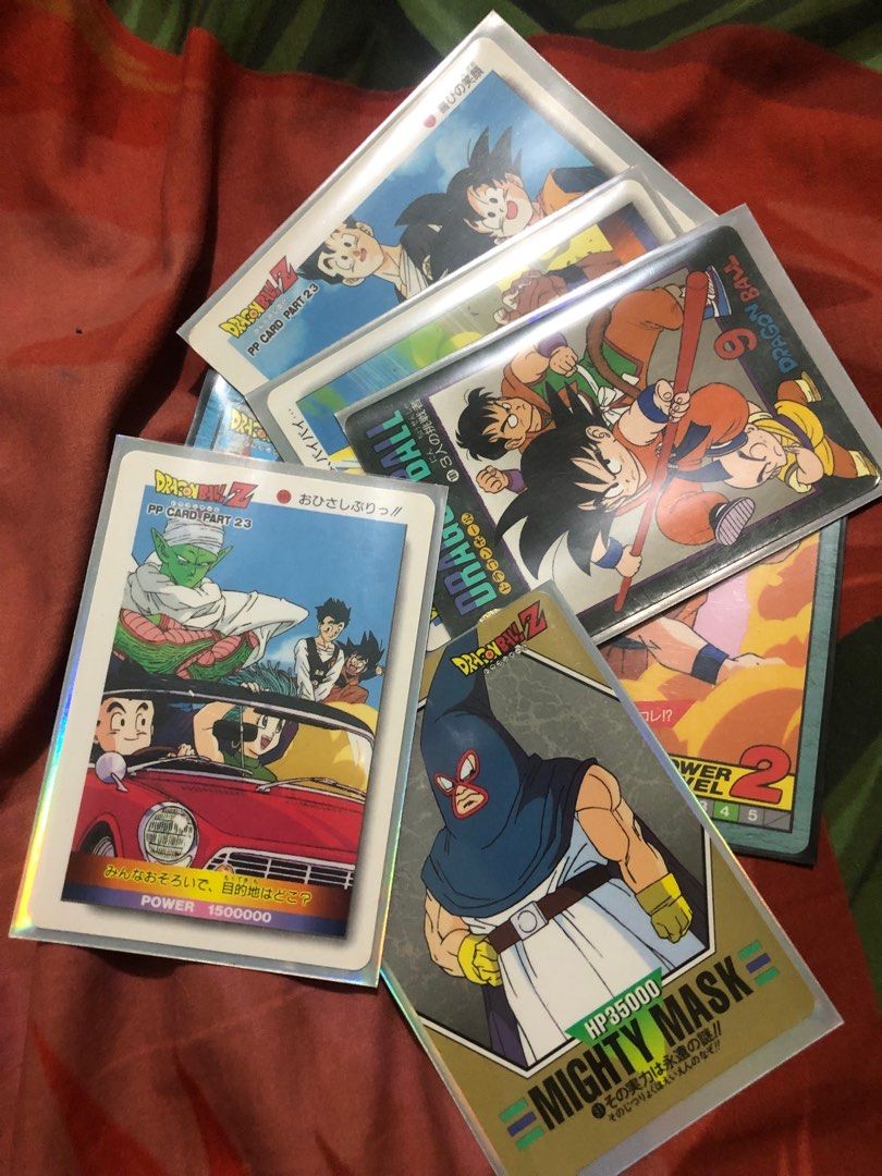 Lot set of vintage DBZ cards, Hobbies & Toys, Toys & Games on Carousell