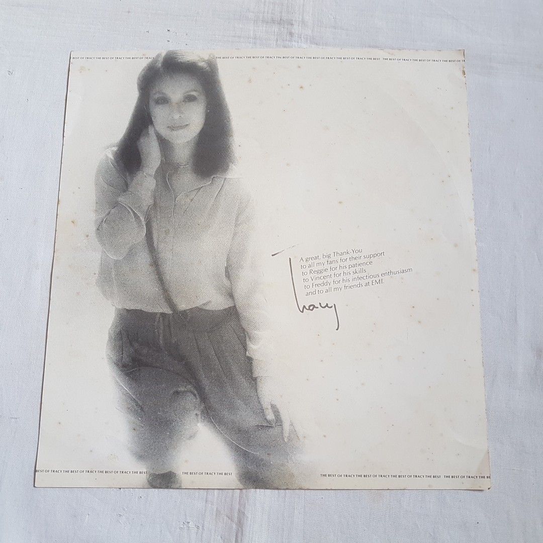 黃露儀"Love Me Tender" 12" 黑膠唱片 Tracy Huang Vinyl LP Record EMI EMGS-5028 ...