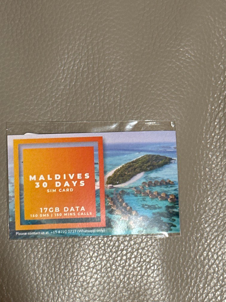 Maldives sim card, Mobile Phones & Gadgets, Mobile & Gadget Accessories ...