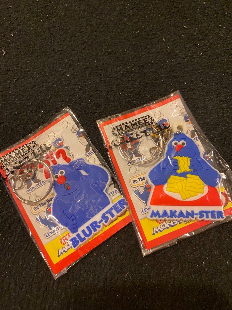 Mamee Monster Keychain Keyring, Everything Else on Carousell