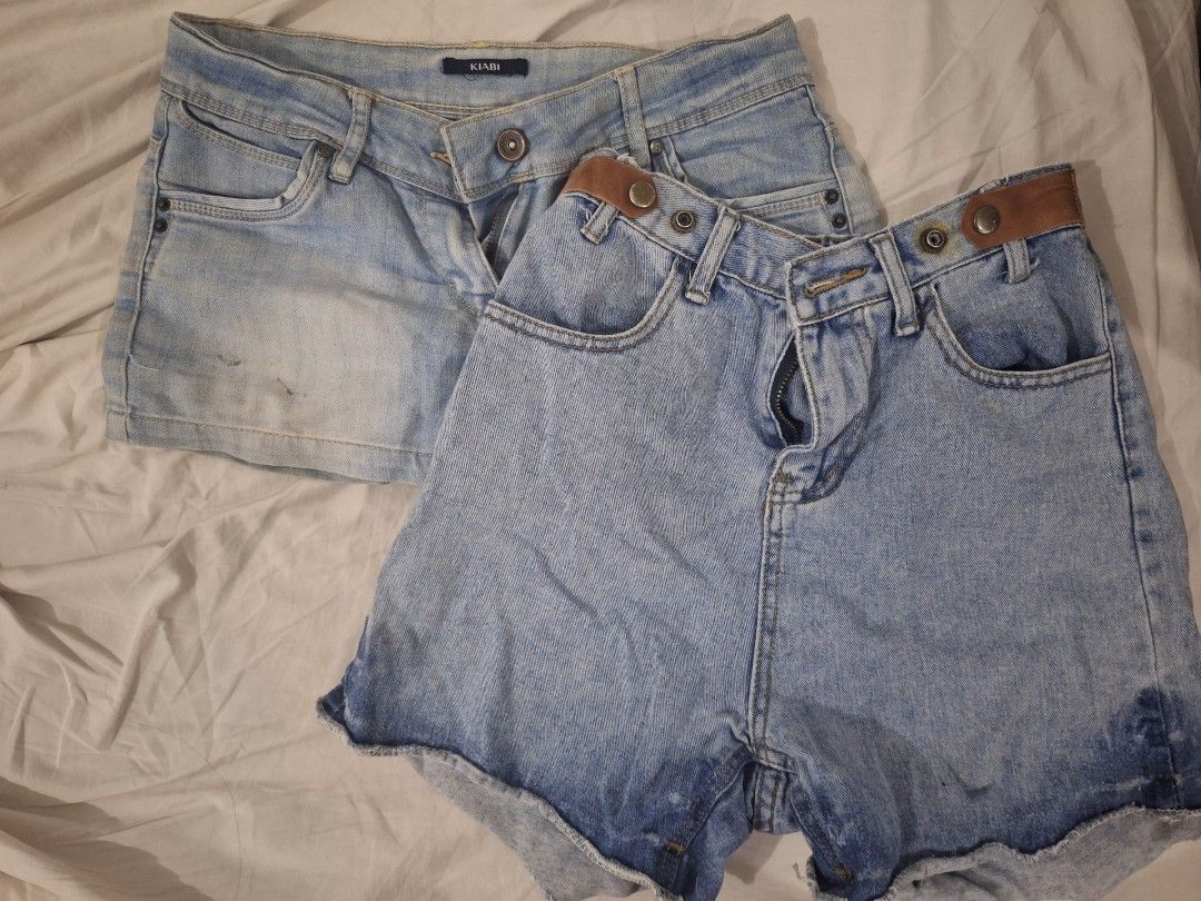 Maong Short, Women's Fashion, Bottoms, Shorts on Carousell