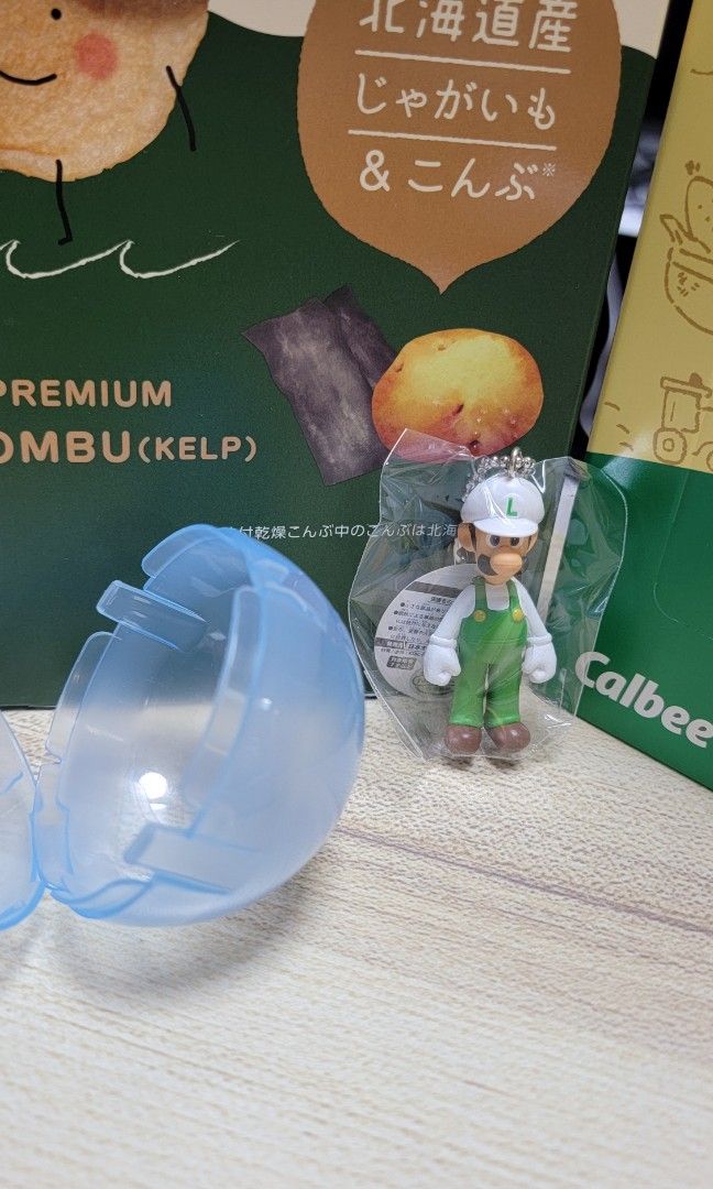 日本扭蛋+綠帽mario+全新, 興趣及遊戲, 玩具 & 遊戲類 - Carousell