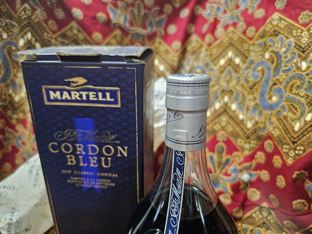 Martell cordon bleu old classic cognac 1 litre, Food & Drinks ...