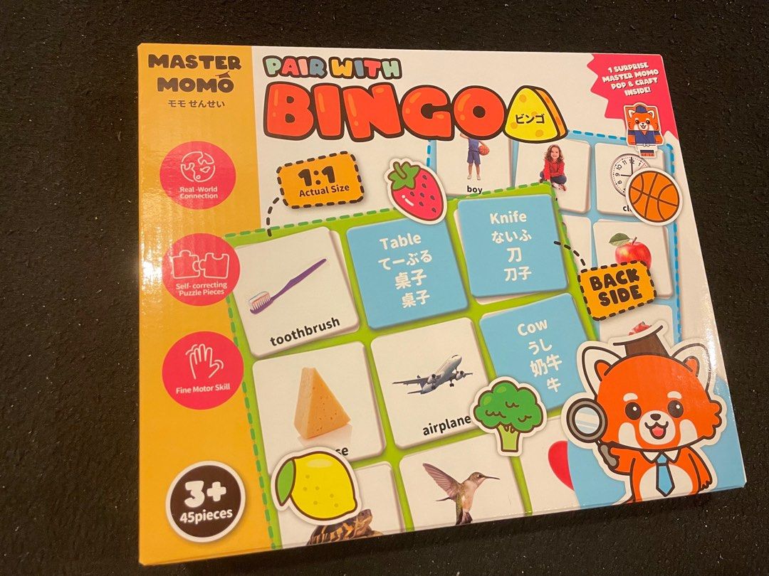 Master Momo Pair with BINGO, Hobbies & Toys, Toys & Games on Carousell