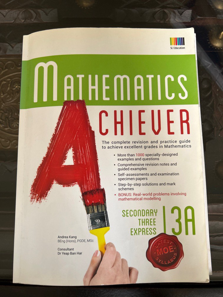 Math Achiever Sec 3 Express (Book 3A) with Solutions , Hobbies & Toys ...